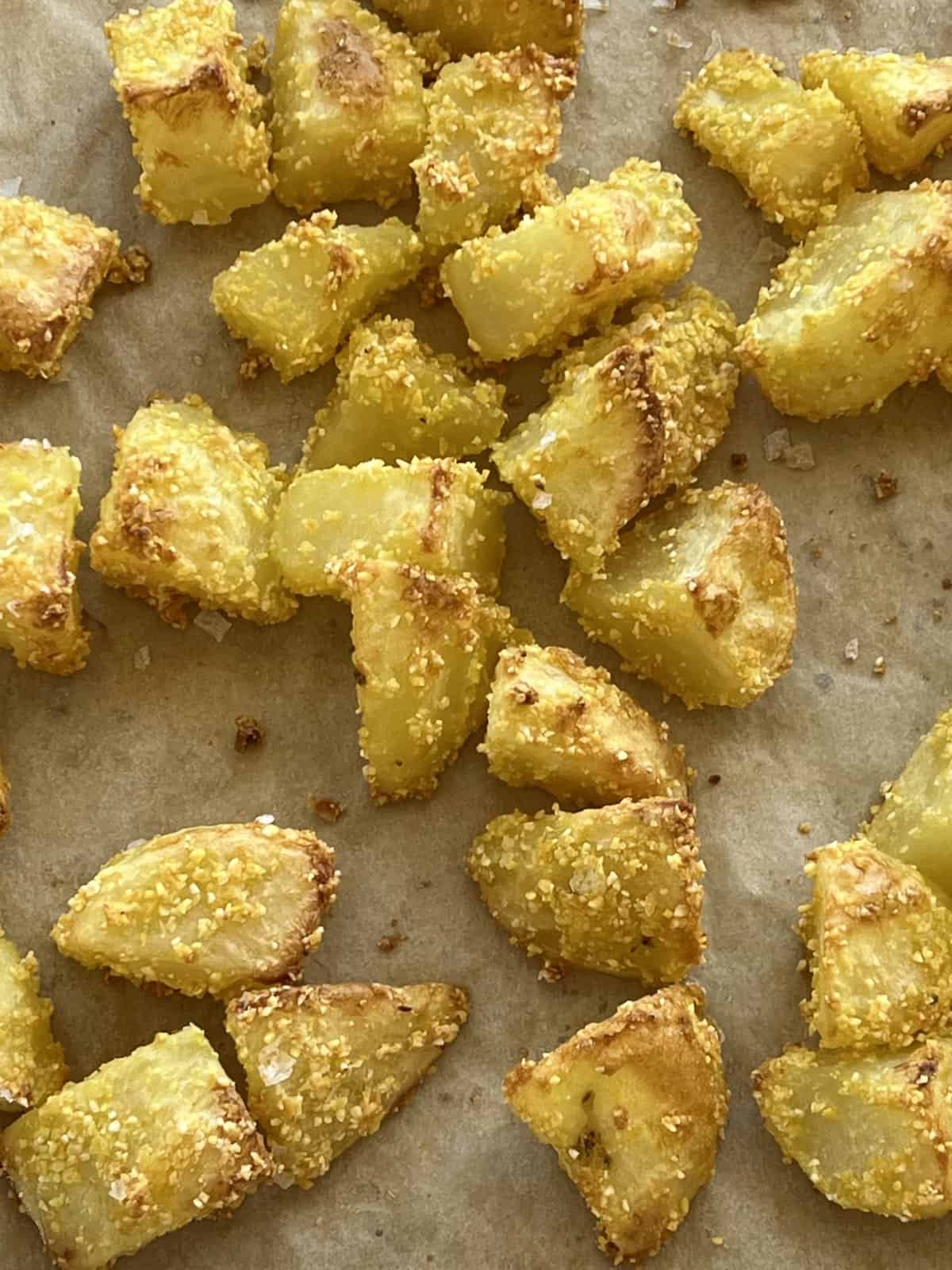 Crispy Crunchy Roasted Potatoes - STARSEED KITCHEN